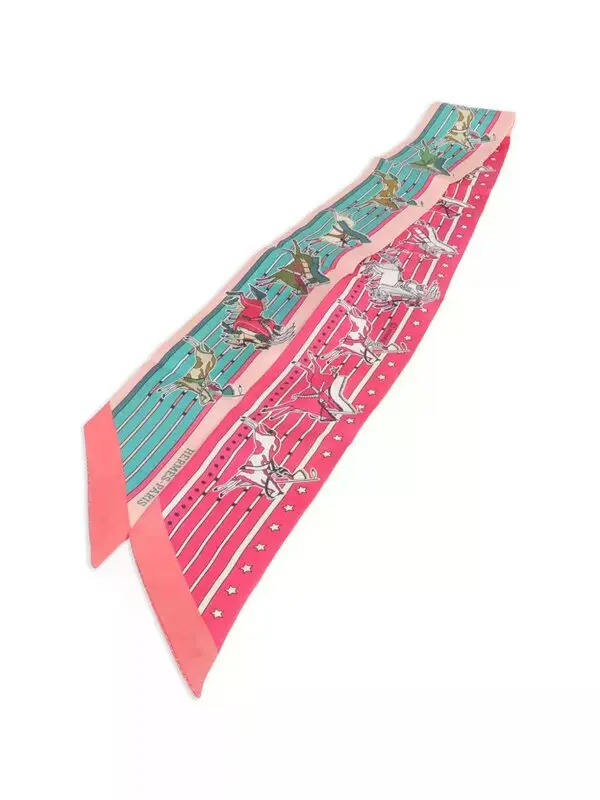 Hermès Silk Scarf - Pink