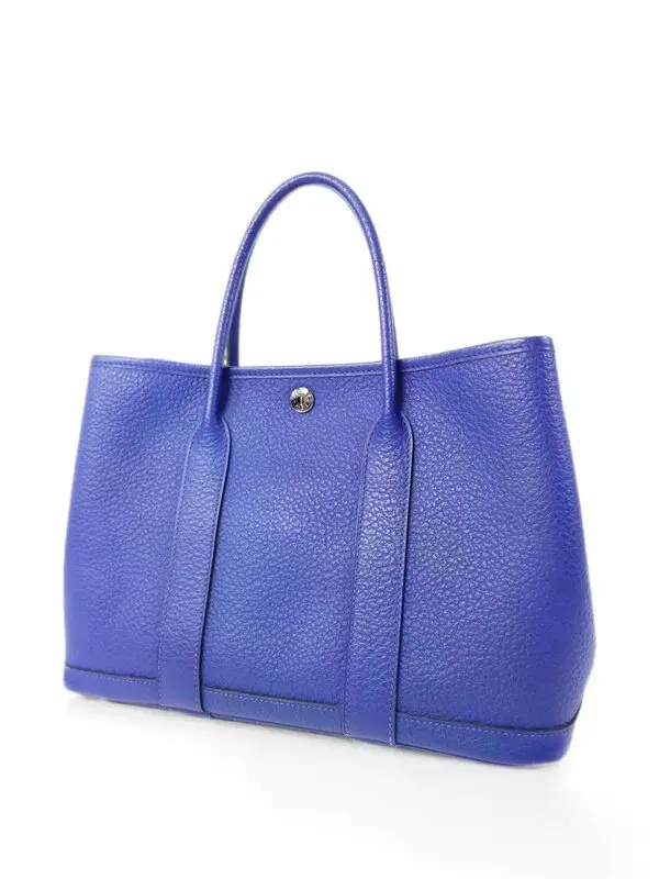 Hermès 2018 Tpm Garden Party Tote Bag - Blue