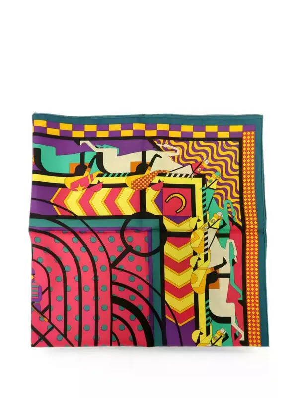 Hermès Steeple Chase Scarf - Purple