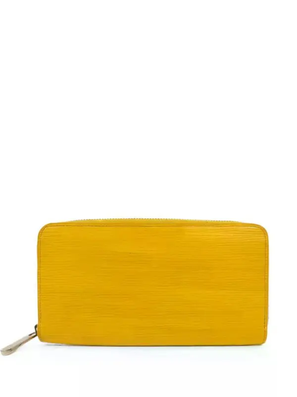 LOUIS VUITTON Zippy Long Calfskin Wallet - Yellow