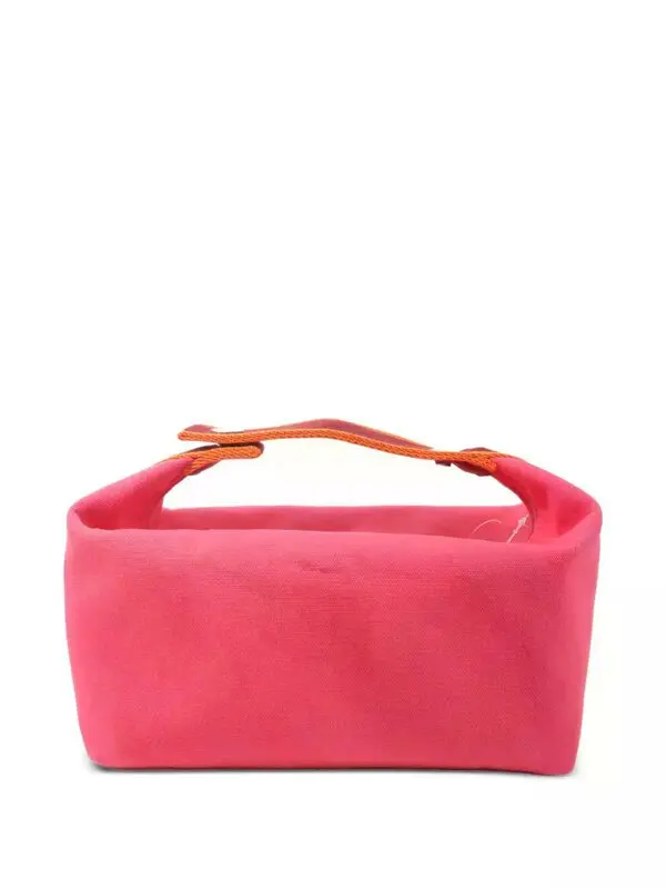 Hermès Gm Bride A Brac Embroidered Logo Tote Bag - Pink