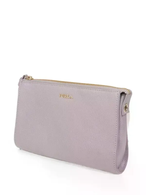 Furla Grained-leather Clutch Bag