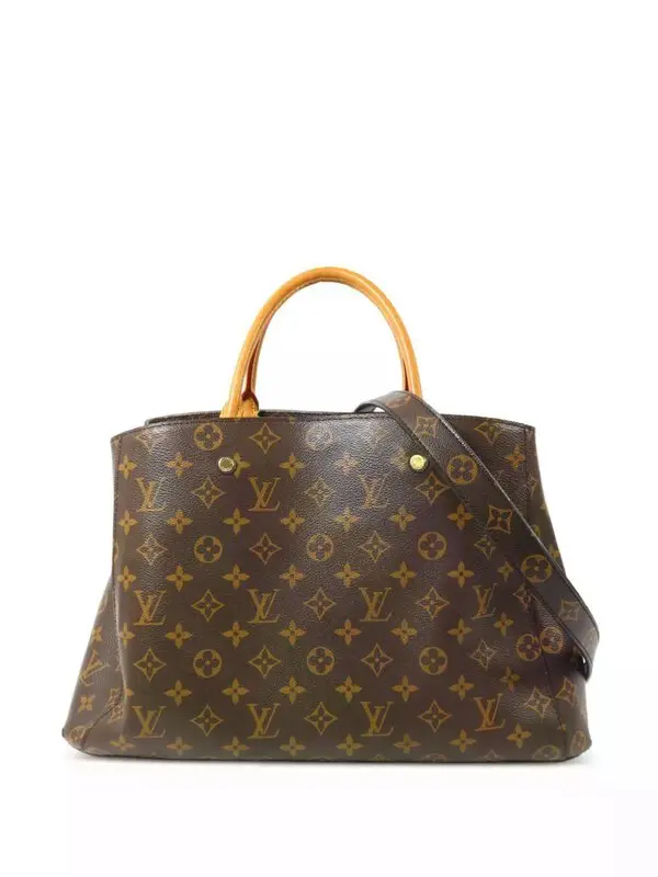 LOUIS VUITTON Montaigne Mm Monogram Tote Bag