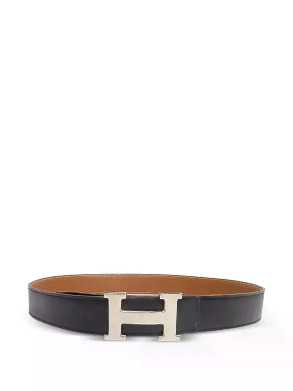 Hermès Constance Leather Belt - Black