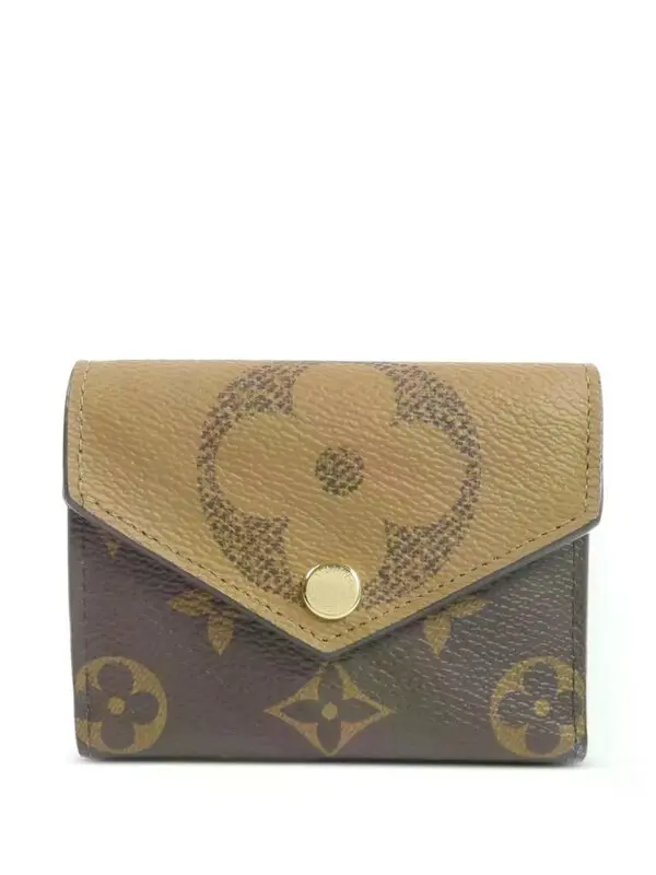 LOUIS VUITTON Zoe Monogram Reverse Wallet - Brown