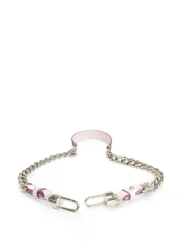 Delvaux Chain Leather Shoulder Strap