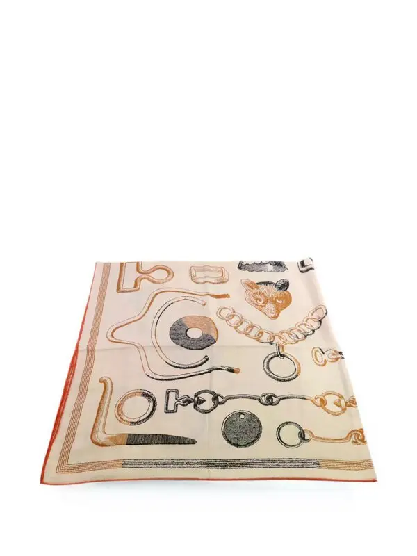 Hermès Mors A Jouets Bandana Scarf
