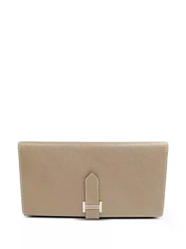 Hermès Bearn Leather Wallet - Neutrals