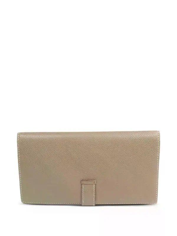 Hermès Bearn Leather Wallet - Neutrals