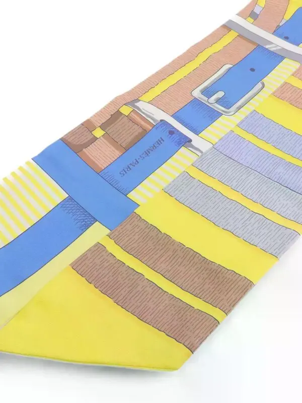 Hermès Maxi Twilly Scarf - Yellow