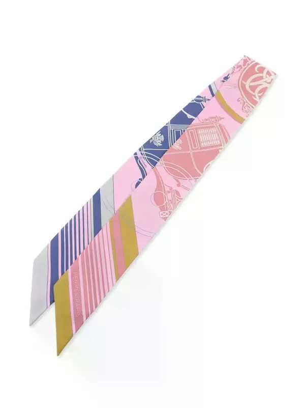Hermès Silk Scarf - Pink