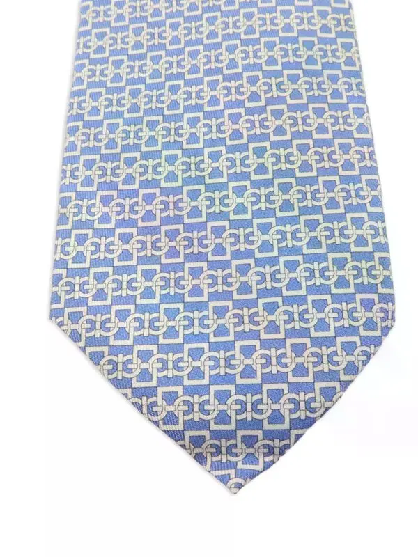 FERRAGAMO Gancini Pattern Tie