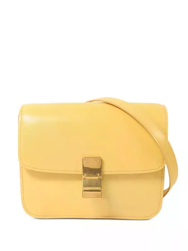 Celine Teen Classic Box Shoulder Bag - Yellow