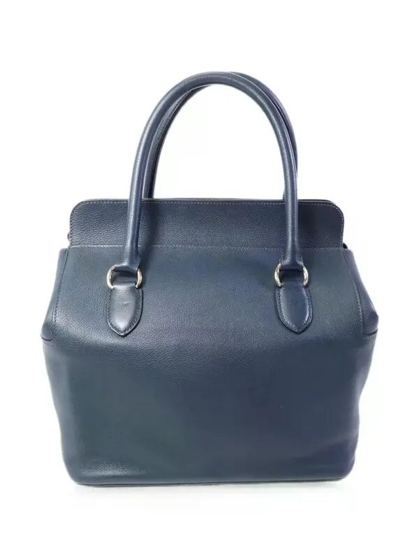 Hermès 26 Toolbox Shoulder Bag - Blue