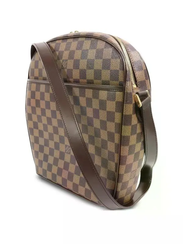 LOUIS VUITTON Damier Ebene Ipanema Gm Shoulder Bag - Brown