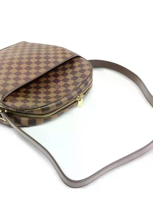 LOUIS VUITTON Damier Ebene Ipanema Gm Shoulder Bag - Brown