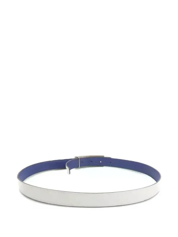 Hermès 2014 Rival Reversible Belt - White