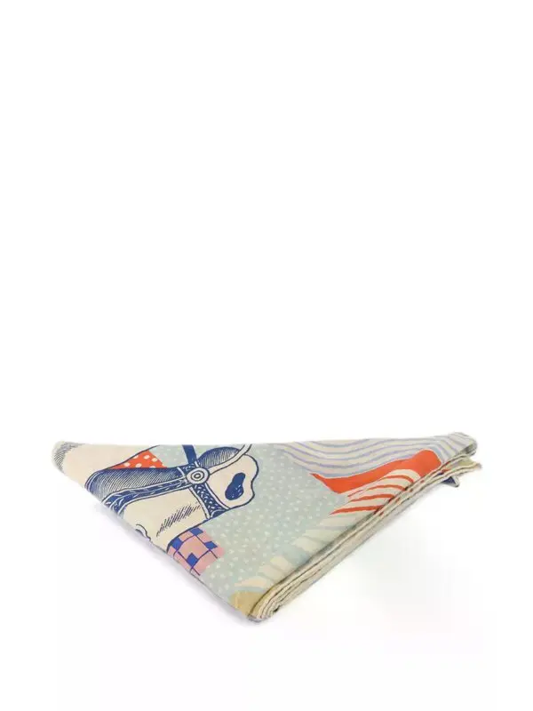 Hermès Giant Triangle Scarf - Blue