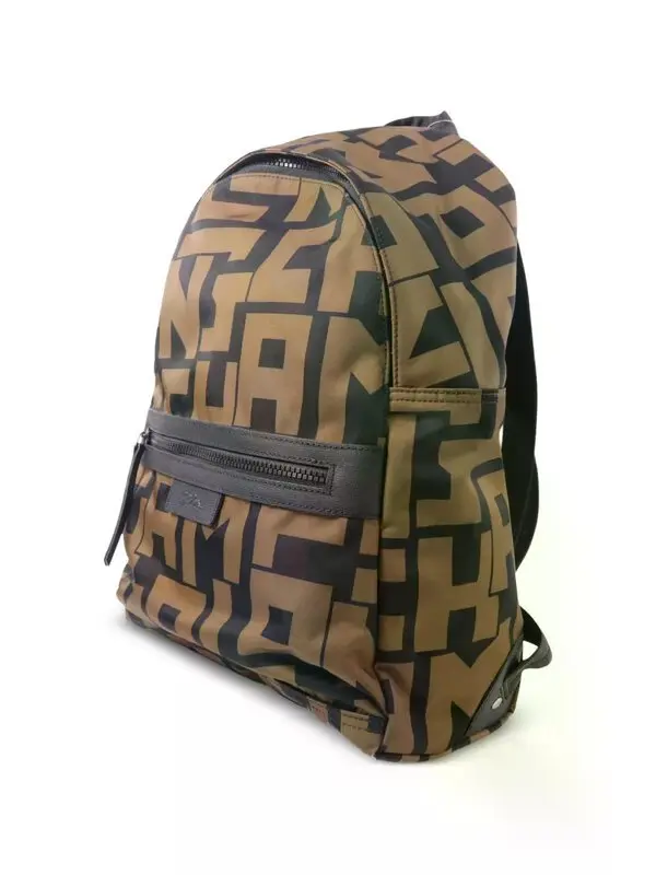 Longchamp Logo Print Backpack