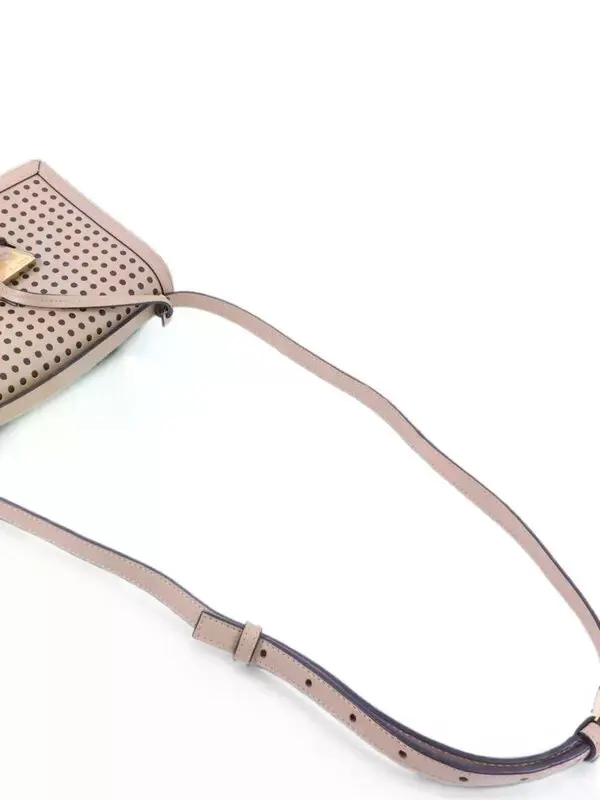 Loewe Barcelona Perforated Shoulder Bag