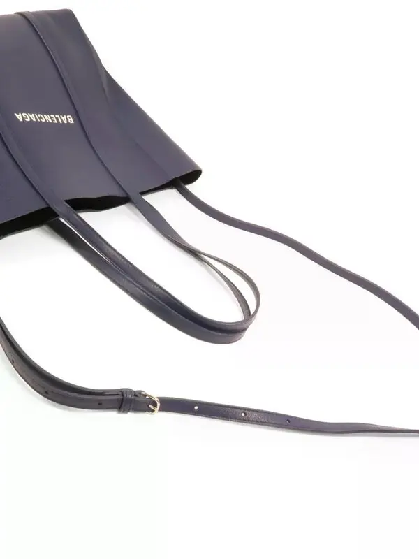 Balenciaga Everyday Xs Leather Tote Bag - Blue