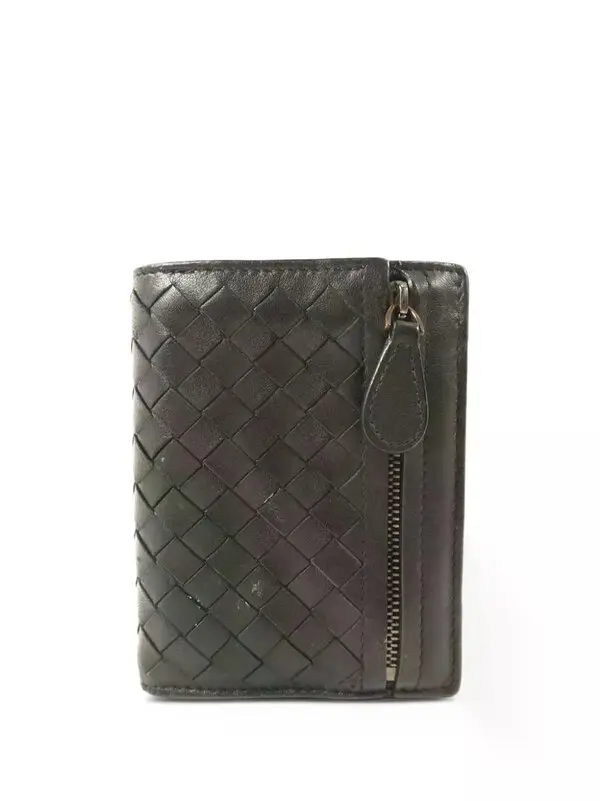 Bottega Veneta Intrecciato Bifold Wallet - Black