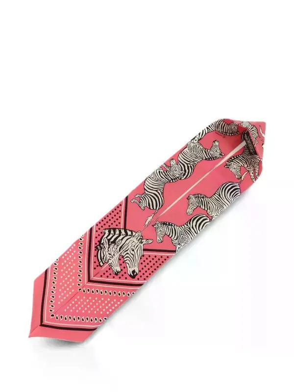 Hermès Twilly Zebra-print Scarf