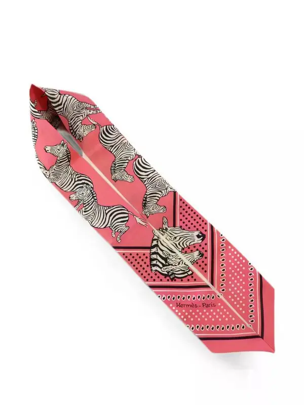 Hermès Twilly Zebra-print Scarf