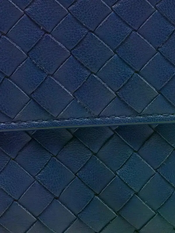 Bottega Veneta Intrecciato Flap Wallet