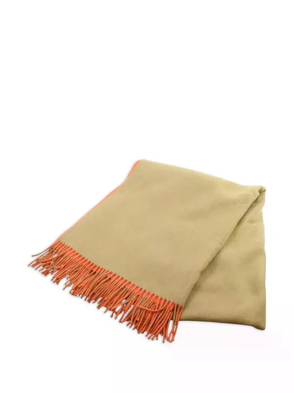 Hermès Fringed Cashmere Scarf