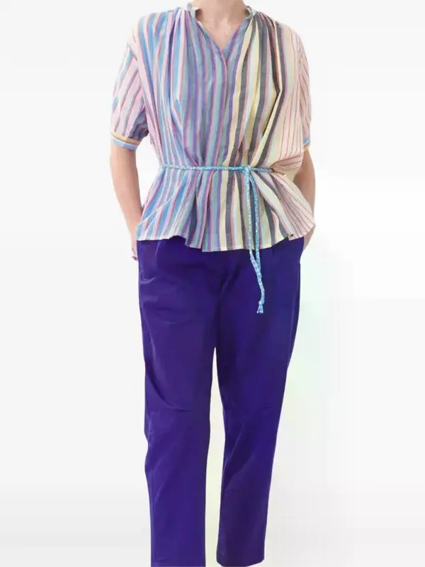 MII Artemis Striped Cotton Shirt