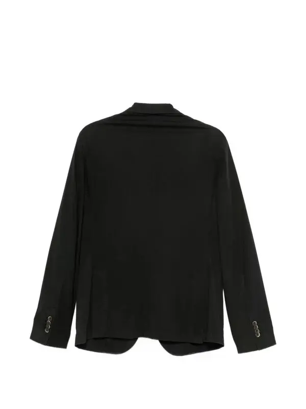MANUEL RITZ Logo-pin Single-breasted Blazer