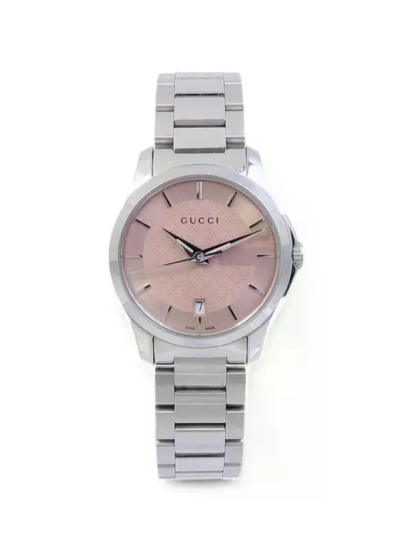 Gucci G-timeless 27mm Stainless Steel Watch - Pink