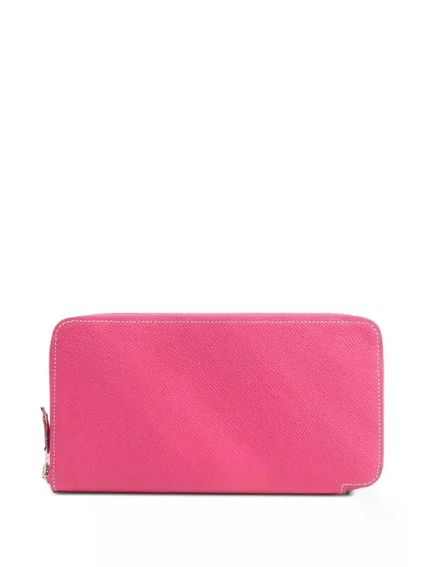 Hermès Silk In Long Epsom Wallet - Pink