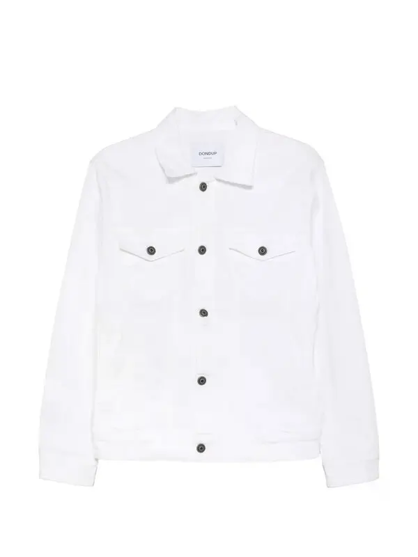 DONDUP Logo-plaque Button-down Denim Jacket
