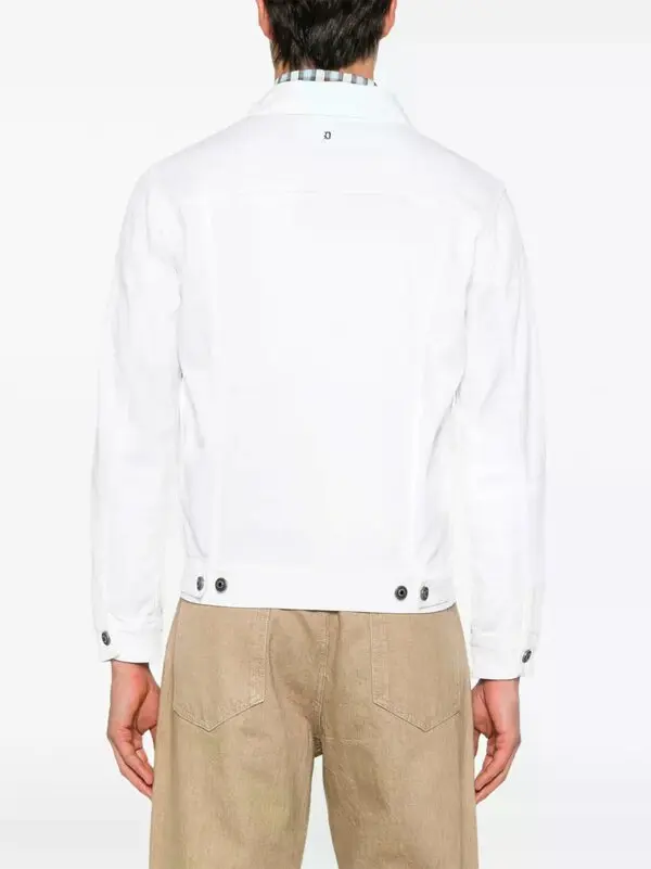DONDUP Logo-plaque Button-down Denim Jacket