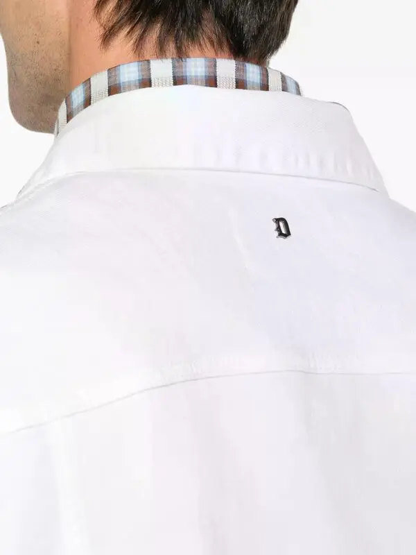 DONDUP Logo-plaque Button-down Denim Jacket
