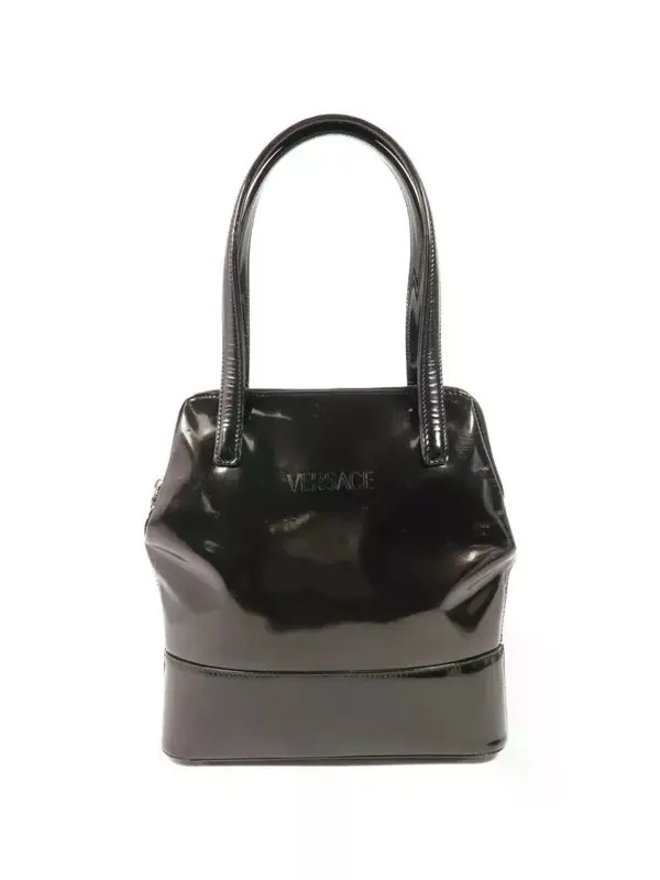 Versace Patent Leather Tote Bag