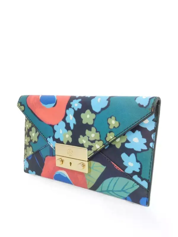 Tory Burch Juliette Floral-print Envelope Wallet