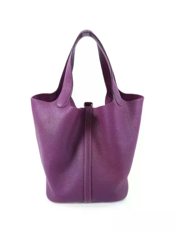 Hermès Mm Picotin Tote Bag - Purple