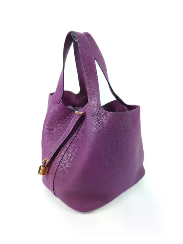Hermès Mm Picotin Tote Bag - Purple