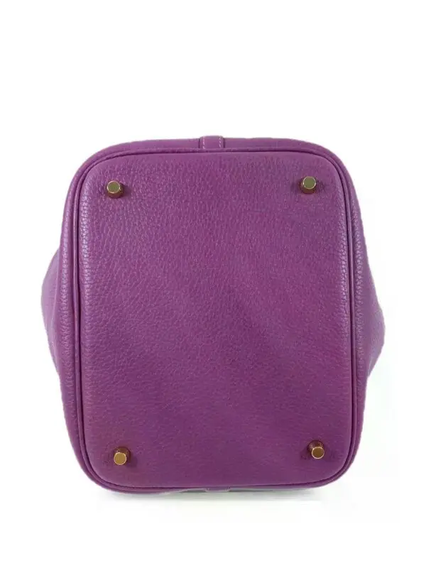 Hermès Mm Picotin Tote Bag - Purple