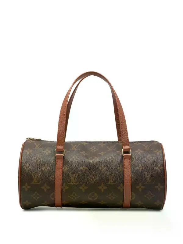 LOUIS VUITTON 1995 Monogram Papillon 30 Handbag - Brown