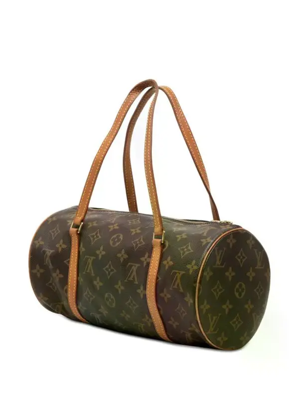 LOUIS VUITTON Monogram Papillon 30 Handbag - Brown