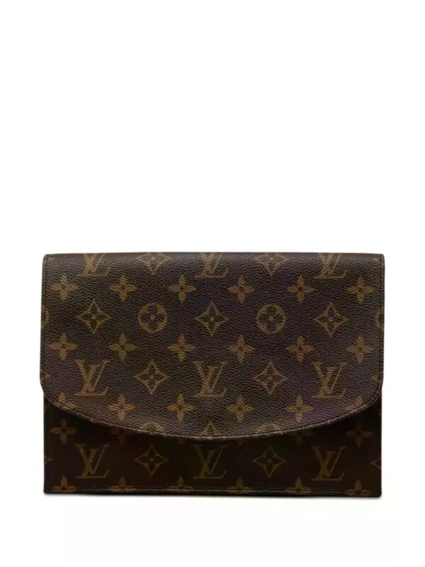 LOUIS VUITTON 1996 Monogram Pochette Rabat 23 Clutch Bag