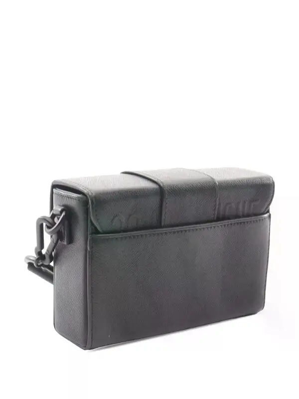 Dior Leather Box Bag With Cd Clasp - Black