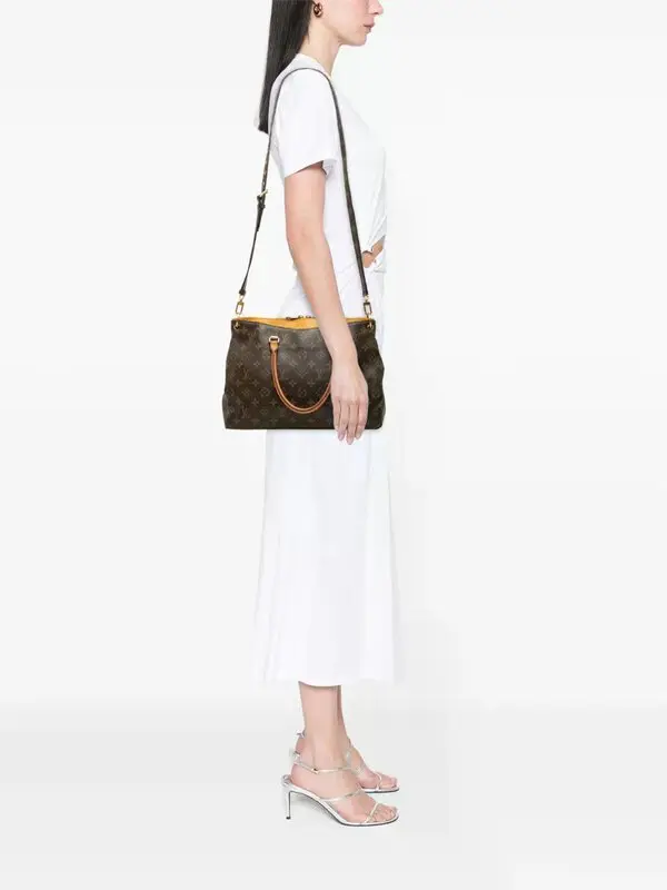 LOUIS VUITTON Monogram Pallas Mm Satchel - Brown