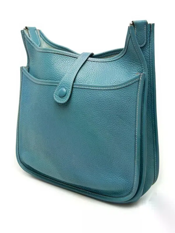 Hermès Clemence Evelyne Ii 29 Crossbody Bag - Blue