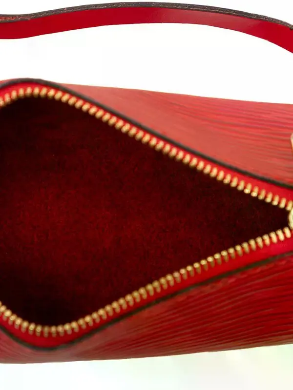 LOUIS VUITTON 1997 Epi Pochette Papillon Handbag - Red