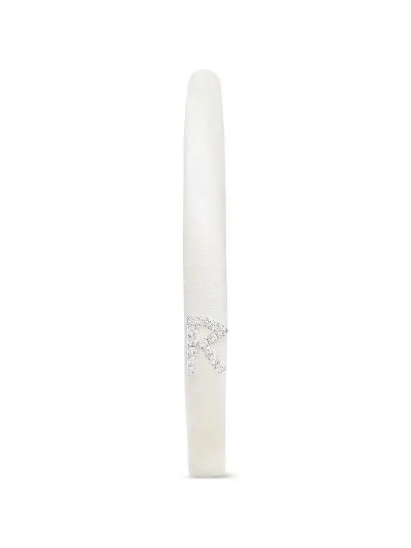 Ruslan Baginskiy Crystal Embellished Headband - White